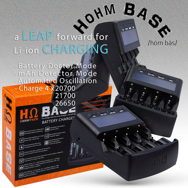Hohm Tech School 4 Battery Charger | Smoke Smart | #1 Vape Shop | #1 ...